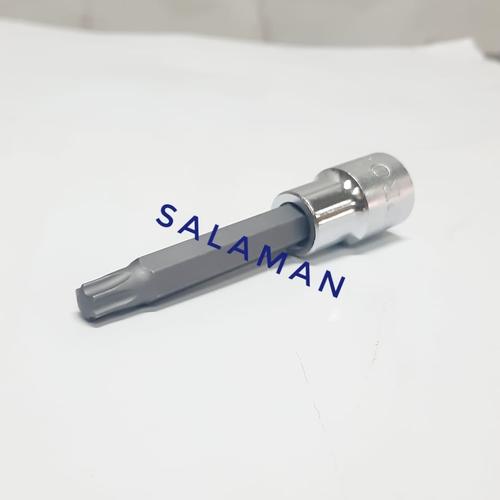 Jual Star Bit Socket Long Bintang-6, T50 panjang total 100mm WIPRO Crv ...