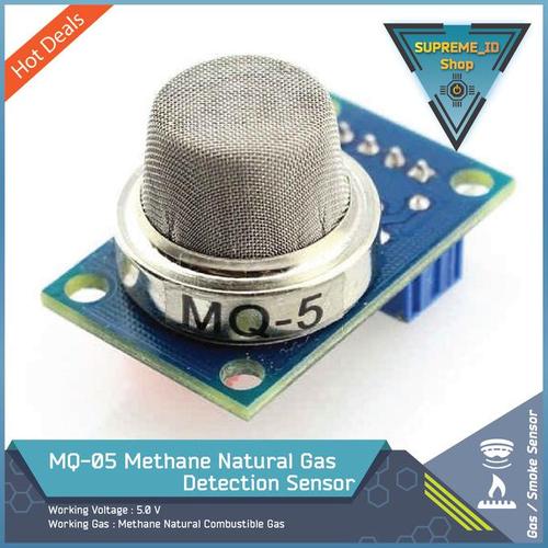 Jual MQ-5 MQ5 FLAMMABLE & COMBUSTIBLE METHANE LPG GAS MUDAH TERBAKAR ...