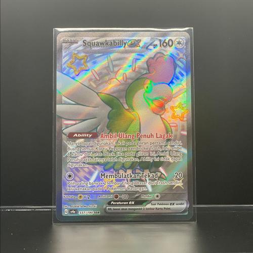 Jual Squawkabilly ex SSR 337/190 Harta Berkilau Pokemon TCG Indonesia ...