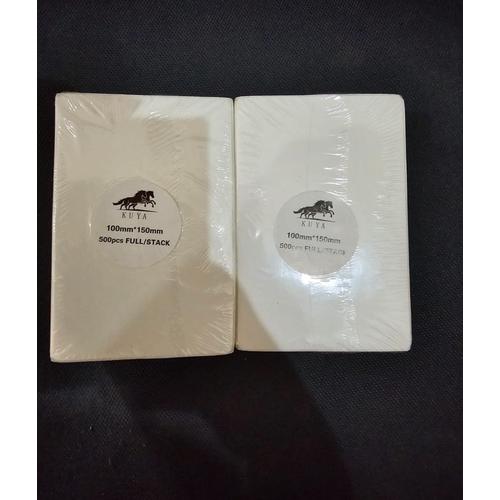 Jual THERMAL LABEL STICKER LIPAT FOLD KERTAS BARCODE MEREK KUYA ASLI ...