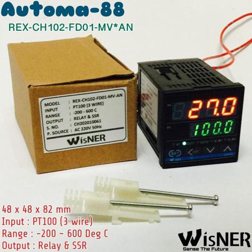 Jual DIGITAL PID TEMPERATURE CONTROLLER INDICATOR RTD PT100 OUT RELAY 600C - Kota Bekasi ...