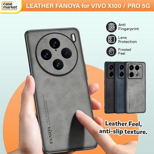 Jual Vivo X100 / Pro 5G Luxury Soft Case Retro Casing Leather Matte ...