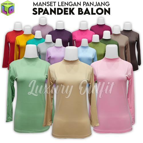 Jual Manset Baju kebaya Lengan Panjang SPANDEK BALOON/BAHAN LICIN ...