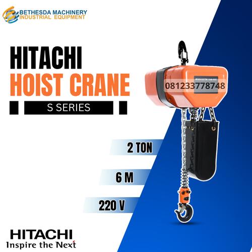 Jual Chain Hoist Hitachi 2 TON 1 Phase 6 M / Hoist Crane 2 TON - Kota ...