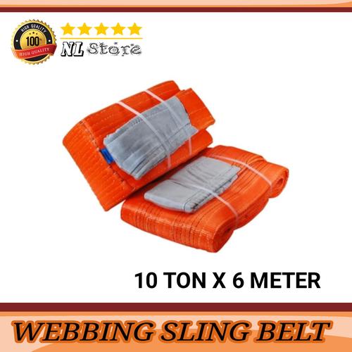 Jual WEBBING SLING BELT 10 TON x 6 METER - TALI SABUK 10T x 6M - WEBING ...