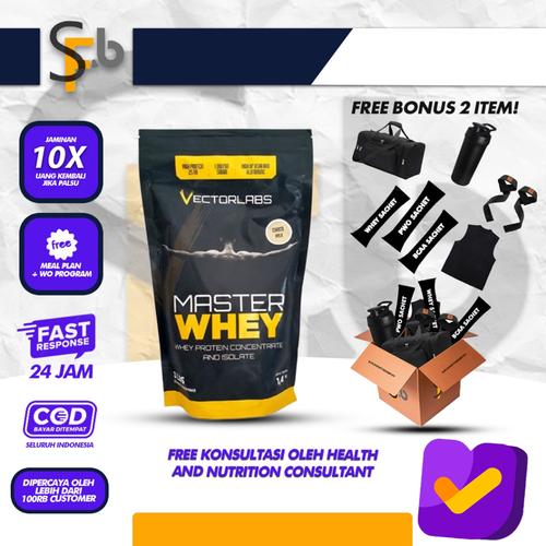 Jual MASTER WHEY VECTORLABS 3 LBS ISOLATE BLEND SUPLEMEN SUSU FITNES ...