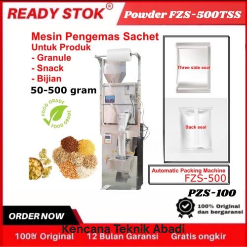 Jual Mesin Paking/Kemas Sachet Otomatis Bubuk/Powder FZS-500TSS ...