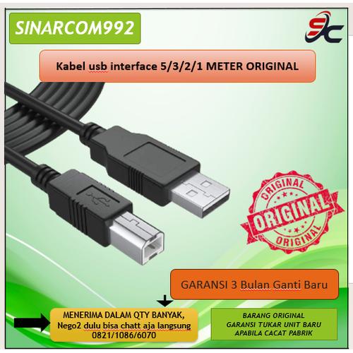 Jual Kabel usb interface 5/3/2/1 METER ORIGINAL - Jakarta Pusat ...