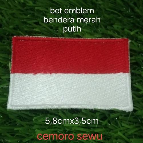 Jual bet emblem tempelan bendera Indonesia merah putih - Kota Semarang ...