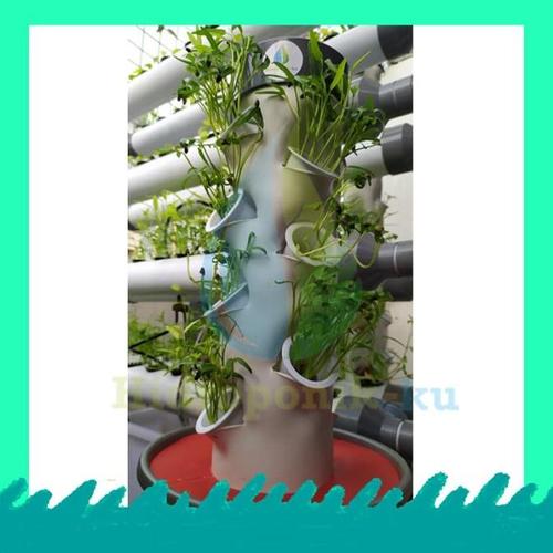 Jual - PAKET HIDROPONIK KU, MINI VERTIKAL HIDROPONIK SET 14 LUBANG SIAP ...
