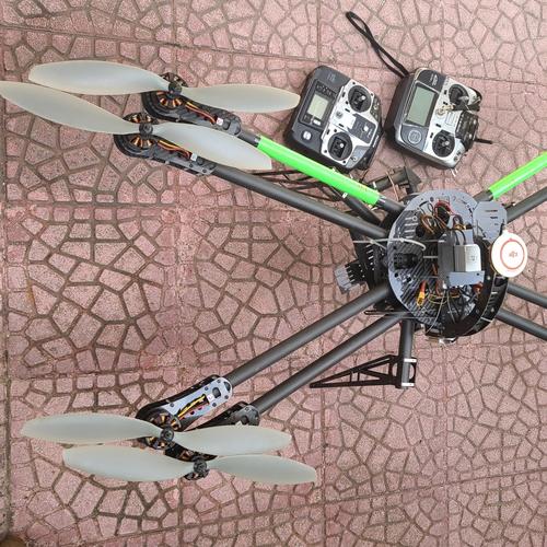 Jual Octa copter drone UAV 1 meter termasuk gimbal dan remote futaba ...