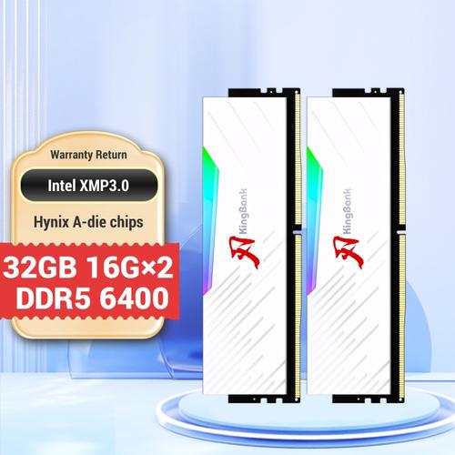 Jual Ram KINGBANK SHARP BLADE RGB DDR5 32GB (16GBx2 6400 MHZ) A-die ...