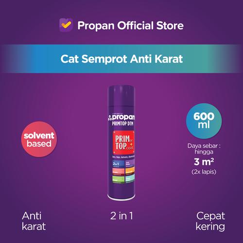 Promo CAT SEMPROT ANTI KARAT 2 IN 1 PROPAN PRIMTOP AEROSOL - 600ML ...