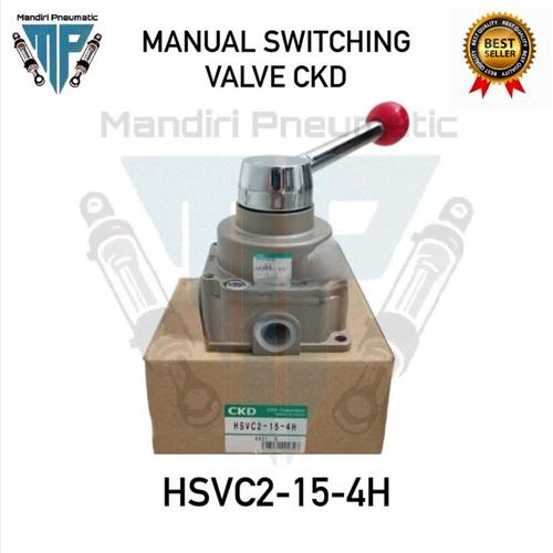 Jual Manual Switching Valve 4 Port Hand Valve HSVC2-15-4H CKD Pneumatic ...