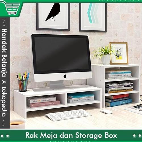 Jual Rt Rak Meja Minimalis Kerja Atau Belajar Laptop / Pc Dengan ...