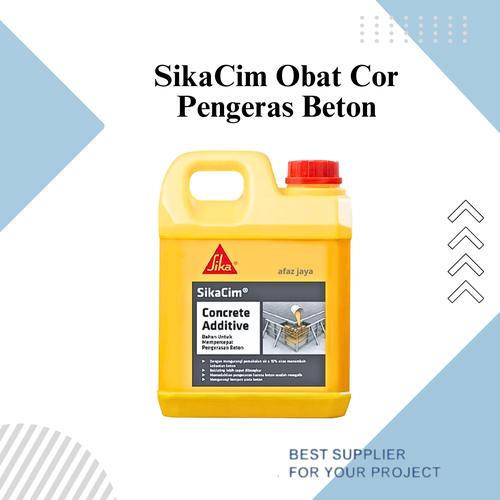 Jual SIKACIM OBAT COR BETON 900ML PENGERAS BETON/OBAT COR SIKACIM ...