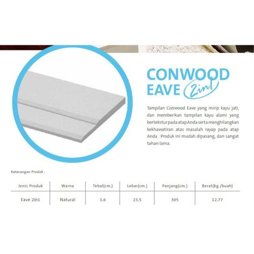 Jual Conwood Eave 2 in 1 23.5cm x 305cm - Jakarta Selatan - Q stores | Tokopedia