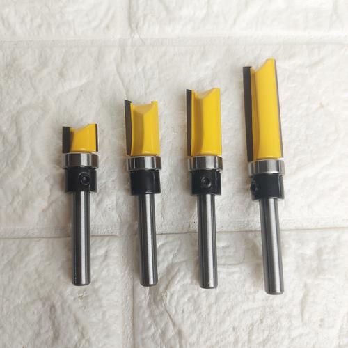 Jual Mata Router FLUSH Trim Bottom Bearing Shank 6,35mm - 38 mm - Kota ...