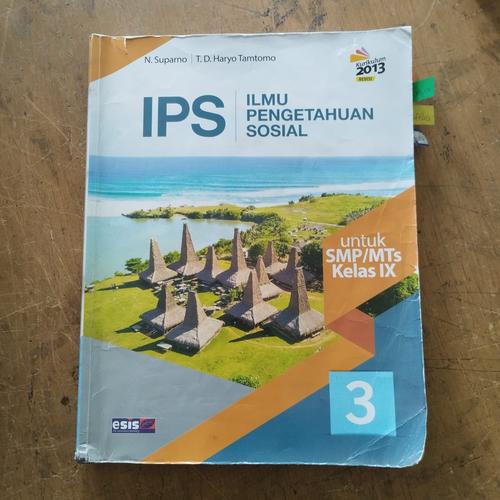 Jual Buku pelajaran IPS utk SMP / MTs kls 9 / kls IX Erlangga - Kota ...