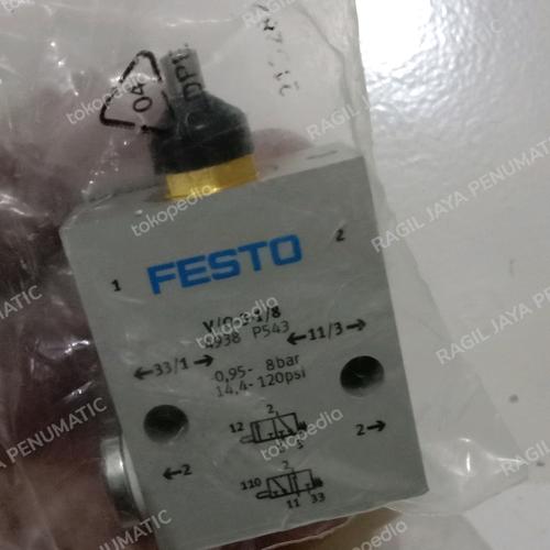 Jual SOLENOID VALVE FESTO V/O-3-1/8 (4938) B402 FESTO PNEUMATIC ...