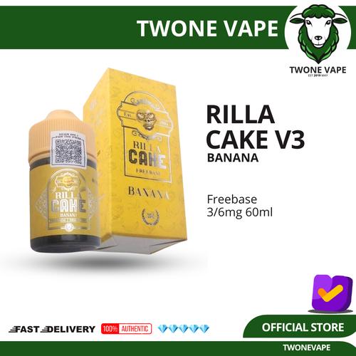 Jual Liquid Cakerilla V3 Banana 60ML by IJC x Hero57 - Rilla Cake Rilla ...