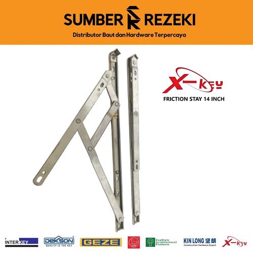 Jual Engsel Jendela Casement Friction Stay X-Key 14" Inch (35 Cm ...