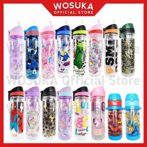 Promo WOSUKA - SMIGGLE Botol Minum Anak Sedotan 500 ML 650 ML - Botol Minum Anak Sedotan SMIGGLE ...
