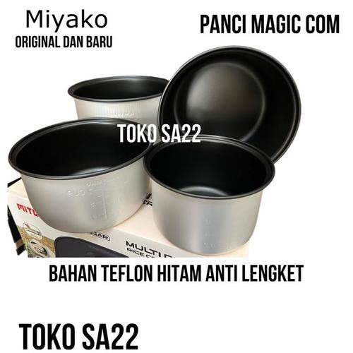 Jual Istimewa Miyako Panci Magic Com Teflon Orinal / Panci Dalaman ...