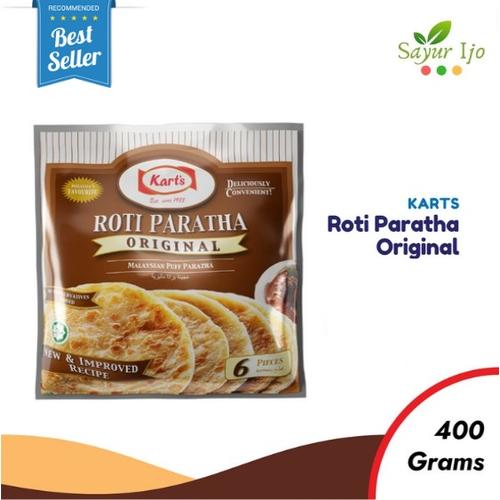 Promo Kart's Roti Paratha Original 400 Gram / Pack Isi 5 PCS Fresh ...