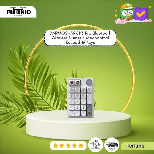 Jual DARMOSHARK K3 Pro Bluetooth Wireless Numeric Mechanical Keypad 19 ...