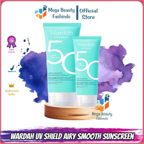 Jual Wardah UV Shield Airy Smooth Sunscreen Serum SPF 50 PA ...