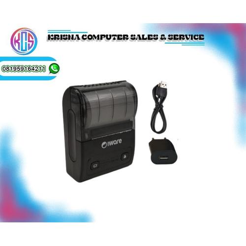 Jual Printer Portable Bluetooth Thermal 58mm Iware C5813 RPP02N ...