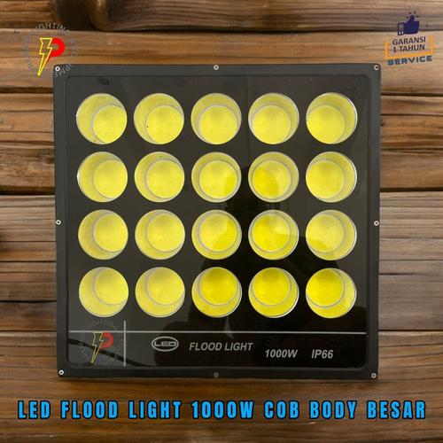 Jual Lampu LED sorot tembak 1000W COB flood light 1000 watt - SMD ...