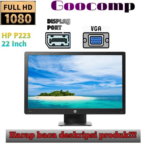 Jual Monitor LED Hp P223 22 inch Full HD Pro display port+vga Garansi - Jakarta Pusat - goo comp ...