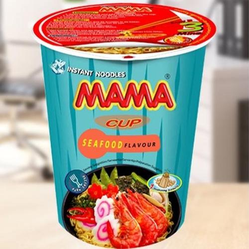 Jual MAMA Cup Noodle Seafood Flavour 60gr Made in Thailand Mi Instan ...