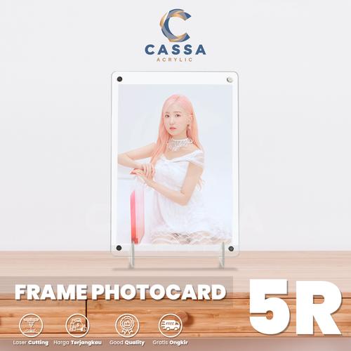 Jual Frame Photocard Acylic KPOP / Display Foto Akrlik 5R - Jakarta ...