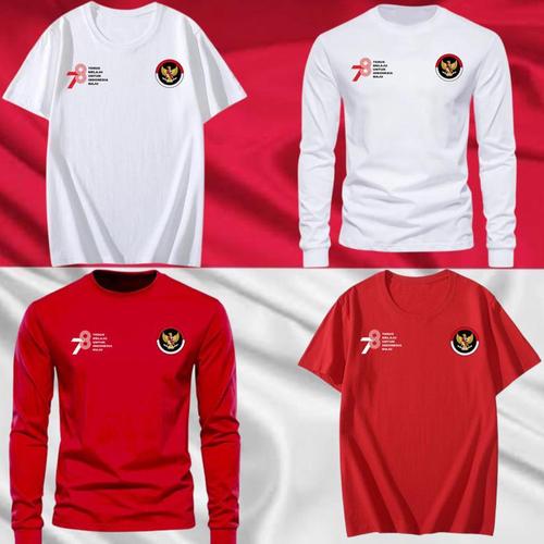 Jual BARU! Kaos Kemerdekaan Logo HUT RI 79 Merah Putih 17 Agustus 2024 ...