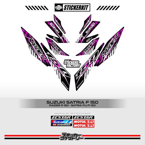 Jual STICKER STRIPING SUZUKI SATRIA F150 INJEKSI / MOTIF 18 / SUZUKI ...