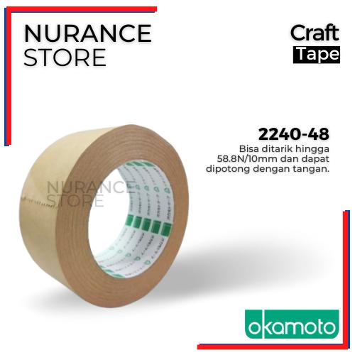 Jual OKAMOTO 2240-48 CRAFT TAPE ( 1 BOX INI 50 ROLL) - Kota Bekasi ...