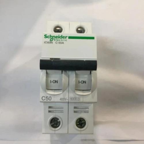Jual MCB Miniature Circuit Breaker 2Pole 2Phase iC60N 50A 2 Pole 2 Phase 6ka 50A iC60N 2P 50A ...