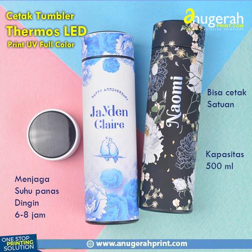 Jual Tumbler Travel Sakura LED Botol Termos Full Print UV Custom - Kota ...