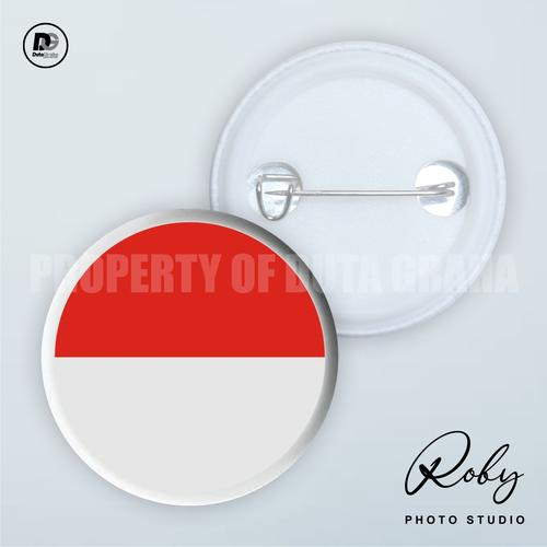 Jual [PIN PRESS] BENDERA INDONESIA Pin Bros Aksesoris Souvenir MERAH ...