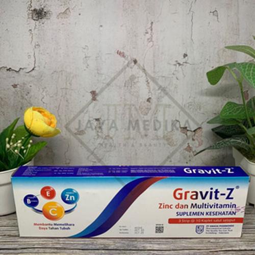 Jual Gravit-Z Per Strip isi 10 Kaplet Suplemen Kesehatan & Daya Tahan ...