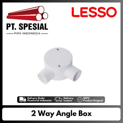 Jual Tee Dos dn20-dn25 Conduit Lesso / 2 Way Angle Box (with cover) / T ...