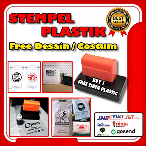 Jual stempel Plastik/Sterofoam/Gelas Cup-Free Tinta+Free Desain - 5 CM ...