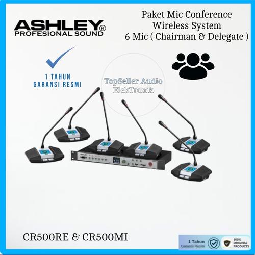 Jual Paket Mic Conference Ashley 6 Mic Original 500re & 500mi 6 Mic ...