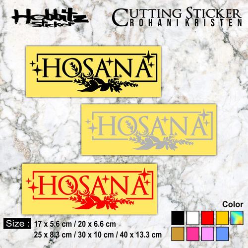 Jual Stiker / Sticker Cutting Rohani Kristen Bahan Reflektif Hologram ...