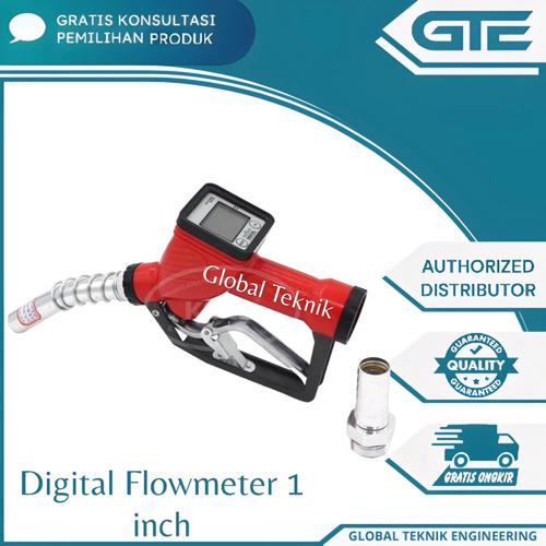 Jual DLY-25 Manual Fuel Nozzle with Digital Flowmeter 1 inch Fuel ...