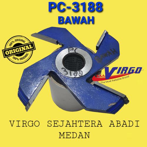 Jual 3188 MATA PISAU PROFIL ROUTER DUDUK BUNGA SPINDLE KAYU 7" 3188 ...