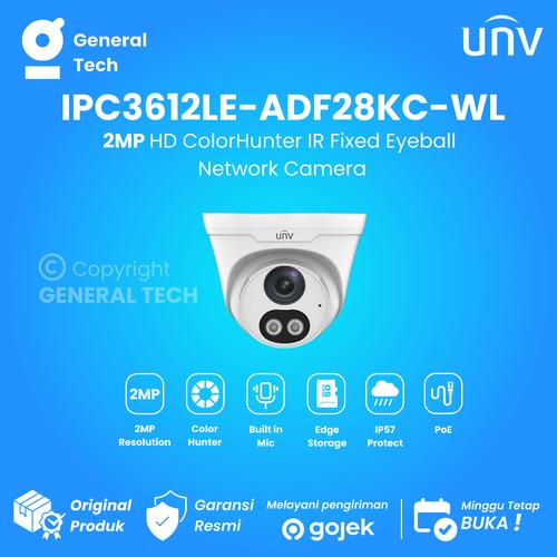 Jual Uniview IPC3612LE-ADF28KC-WL 2MP HD ColorHunter IR Fixed Eyeball Network Camera - Jakarta ...